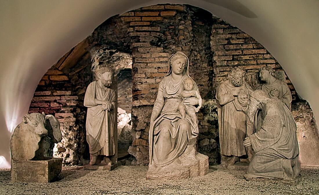 Who carved in the marble the first nativity scene of the history ...