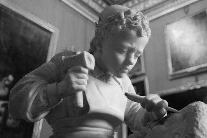 Marble faun head: Lorenzo de’ Medici falls in love with Michelangelo’s ...